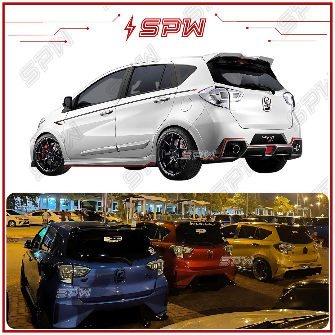 Perodua Myvi G3 (2018-2025) V2 Albino GT Tail Lamp Taillamp LED DRL ...