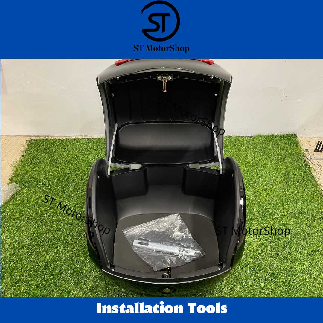 Alien Tail Box Siput Motorcycle Top Box Kotak Motor 35 Litre With ...