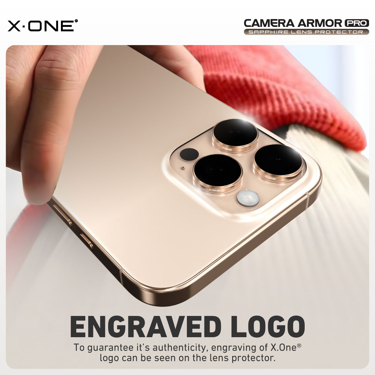 X.One Camera Armor Pro GIA Sapphire Lens Protector iPhone 16/15/14/13 Pro Max/Plus | Shopee Malaysia