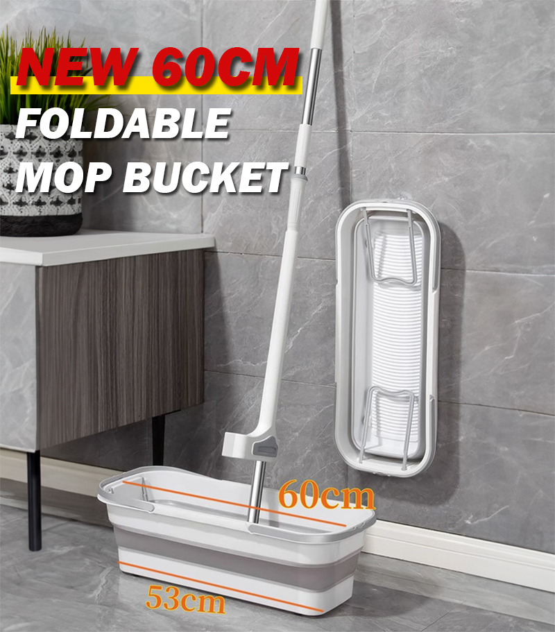 Collapsible Mop Bucket for All Type Of Cleaning Mop, Big Foldable Large ...
