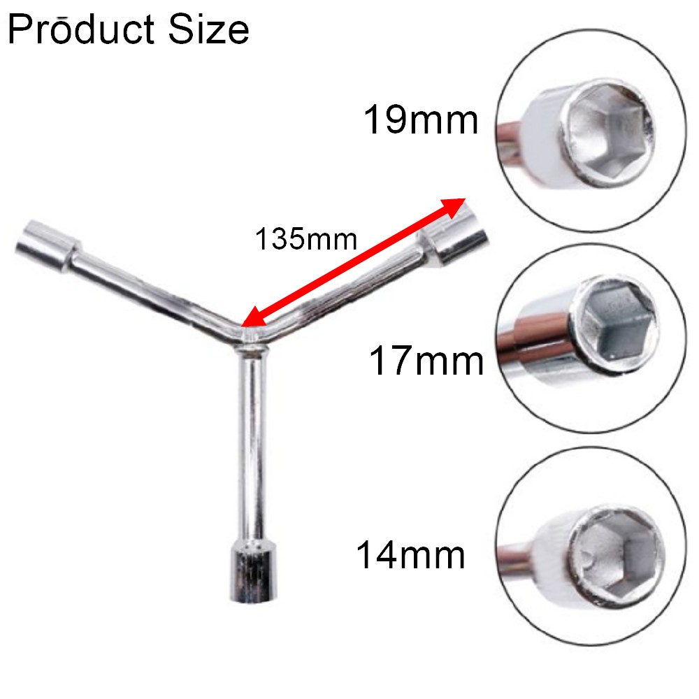 TRENY 8-19mm Y SHAPE SPANNER/ MULTIPLE SIZE/ SOCKET WRENCH/REPAIR TOOL ...