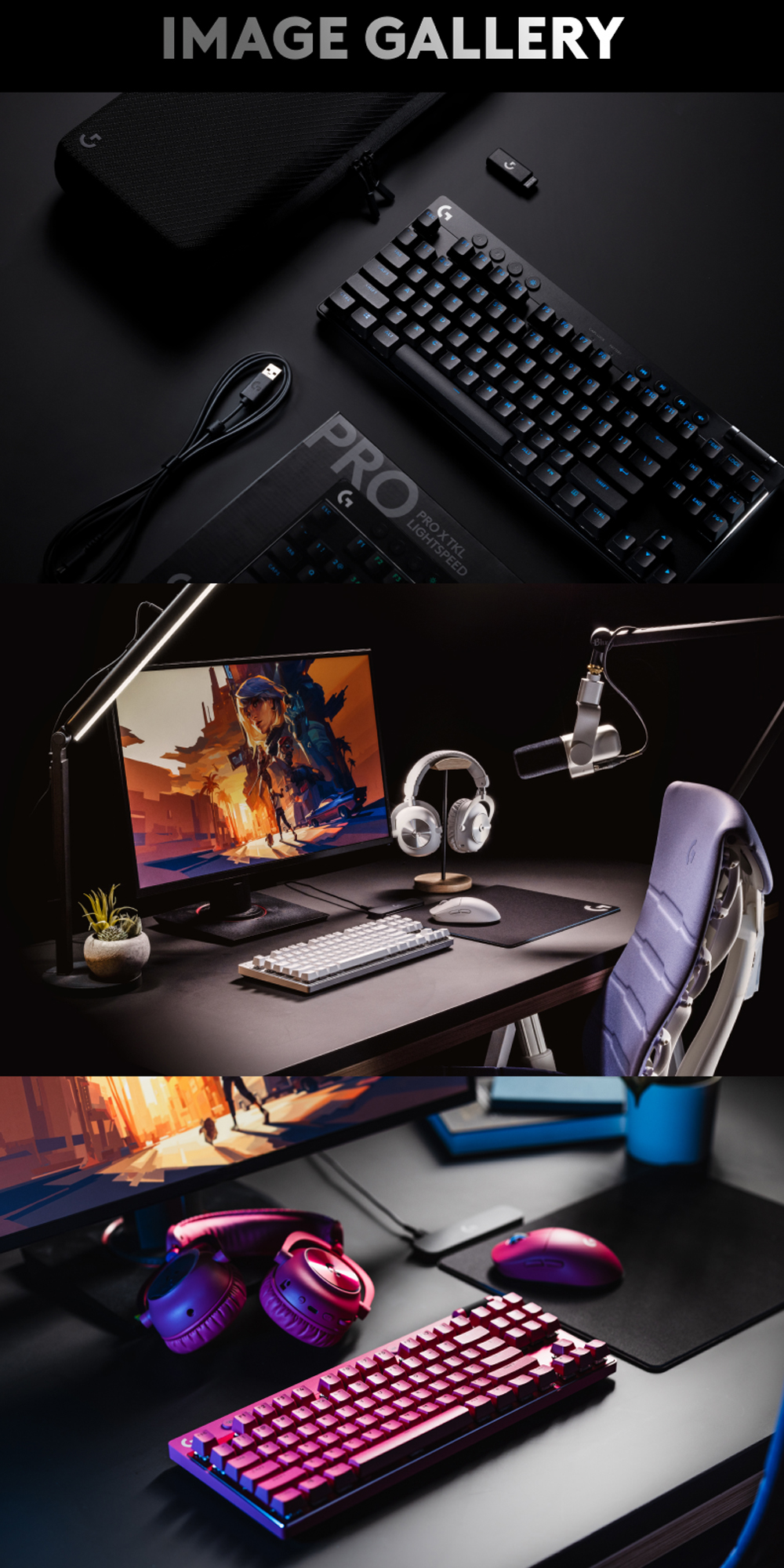 Logitech G PRO X TKL LIGHTSPEED Wireless Gaming Keyboard, Ultra-Portable Tenkeyless Design ...