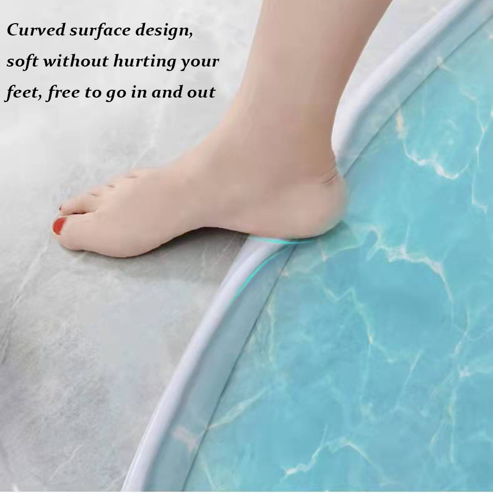 Water Retaining Strip Bathroom Water Stopper Dry And Wet Separation ...