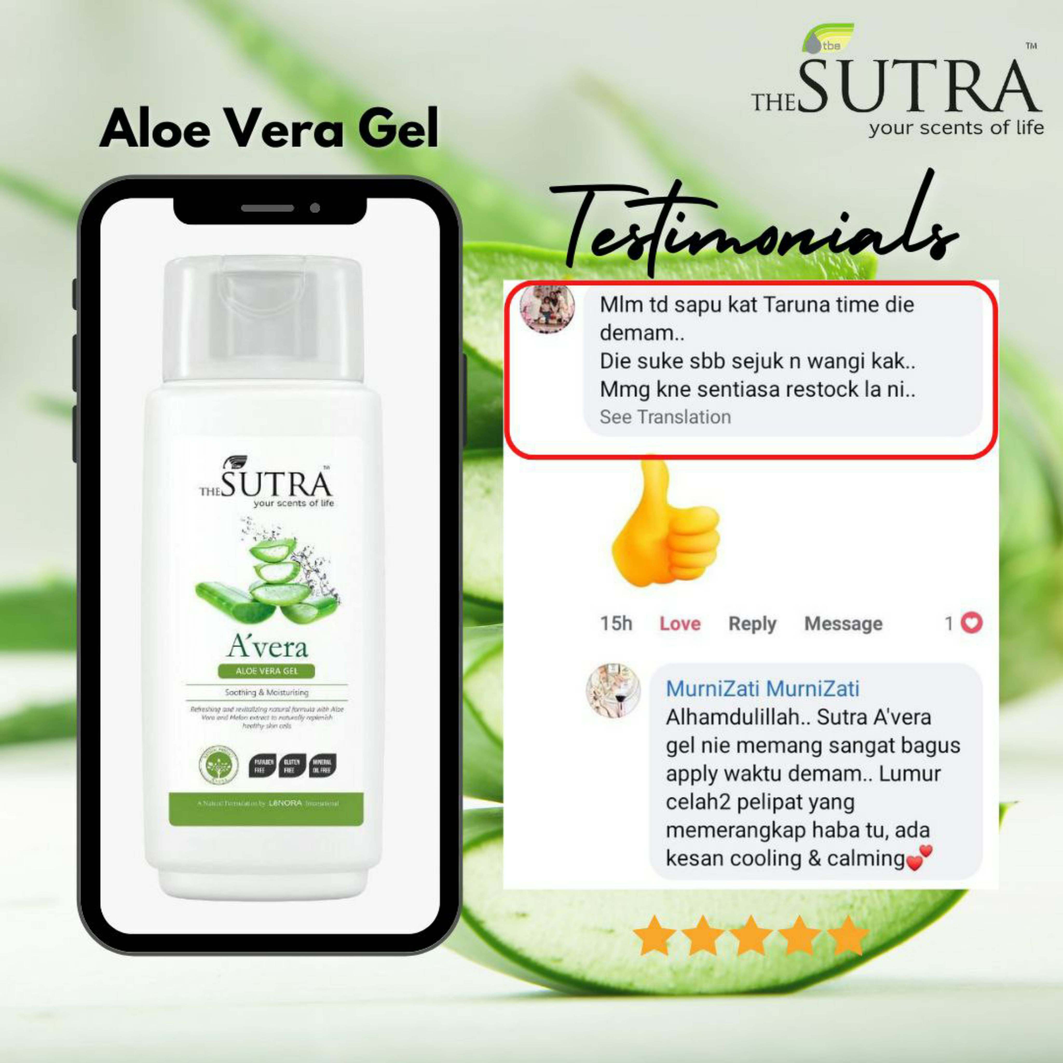 🔥Special Combo🔥Combo SUTRA Avera Soothing and Moisturizing Gel | Shopee ...