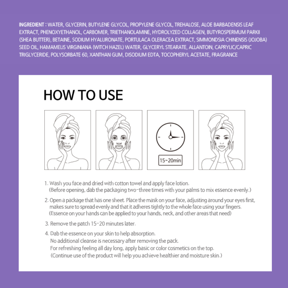 GET 3 Mijin Collagen Mask 22g | Shopee Malaysia