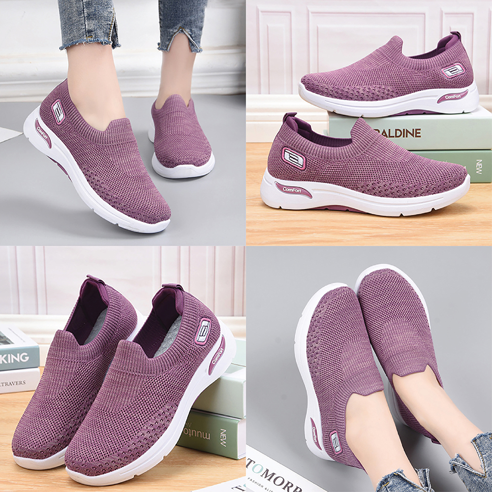 Vissy Women Lady Wanita Sneaker Kasut Shoe 0043-LS – 4 Colors | Shopee ...