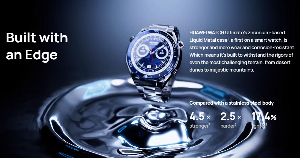 Huawei Watch Ultimate Dive Computer Smart Watch Heart Rate Tracker ...