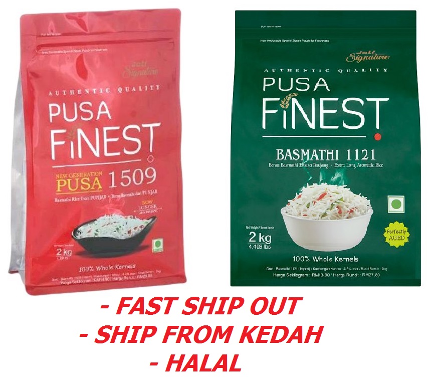 PALING MURAH : JATI SIGNATURE PUSA FINEST BASMATHI 1509 / 1121 2KG ...
