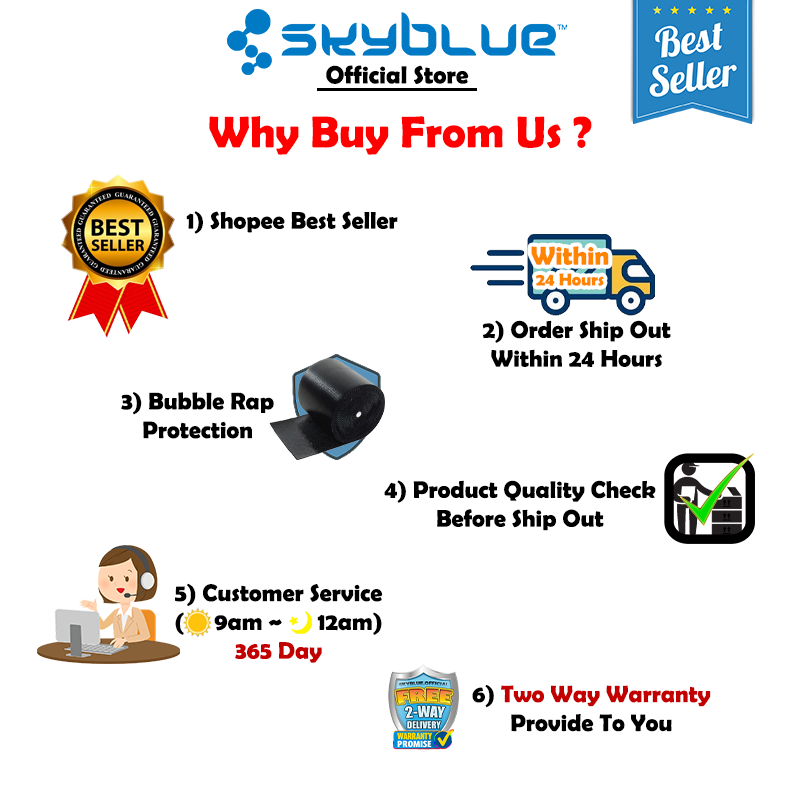 Skyblue Meja Lipat Foldable Study Table With Multipurpose Drawer Mini Bed Portable Table For ...