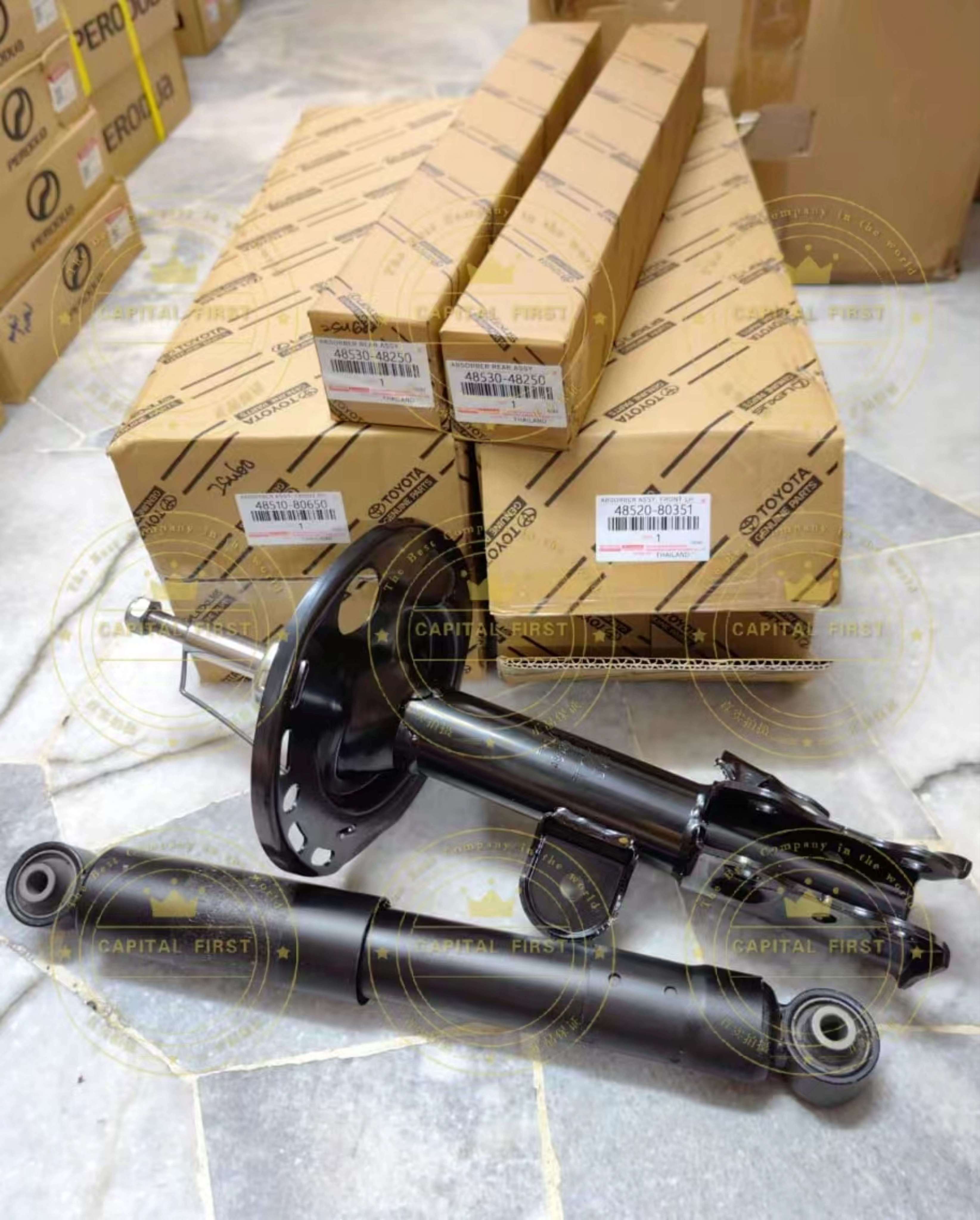 100% ORIGINAL TOYOTA HARRIER ( ZSU60 2013-2017 ) FRONT REAR SHOCK ...