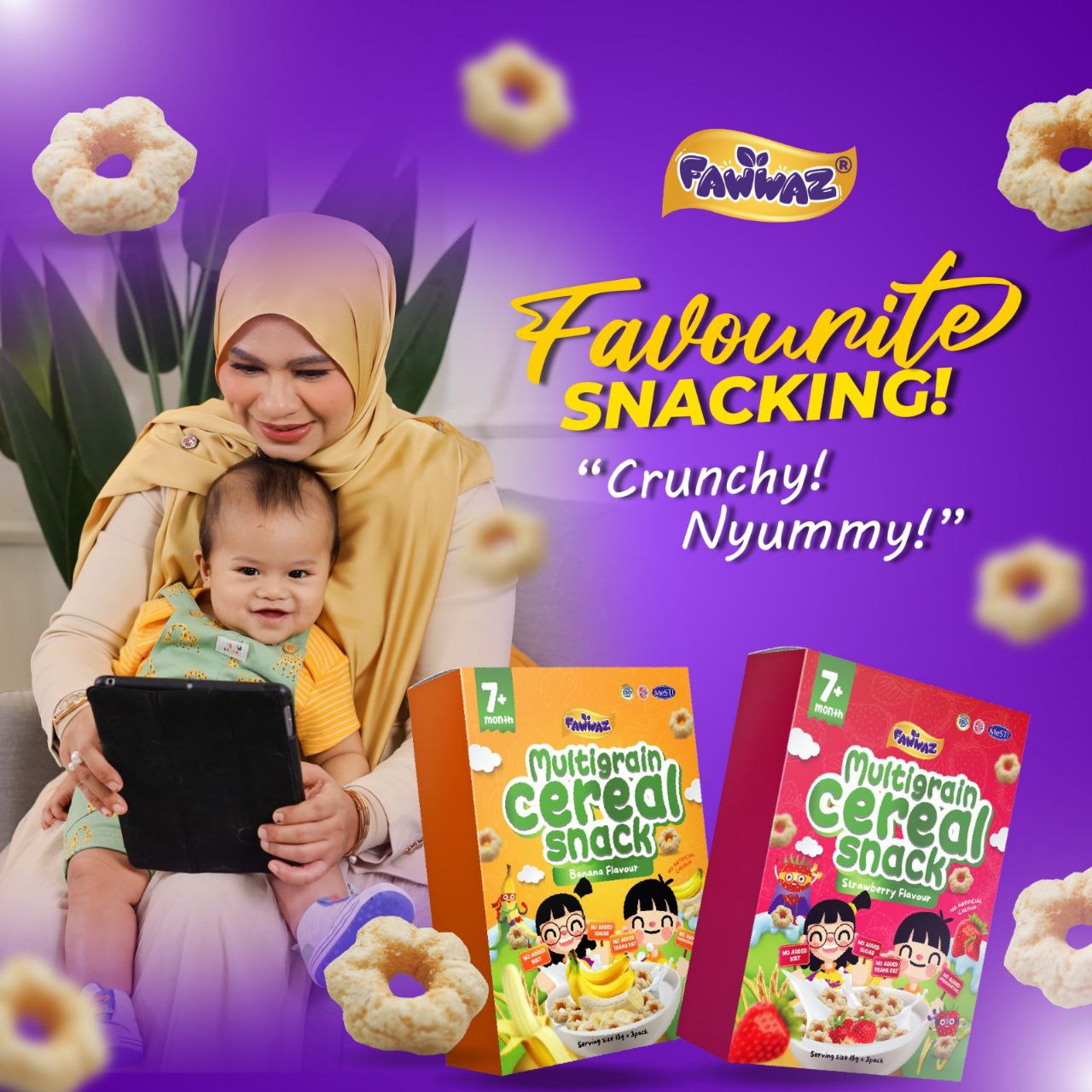 Snacking Baby Multigrain Cereal Flavour Strawberry Banana Blackberry ...