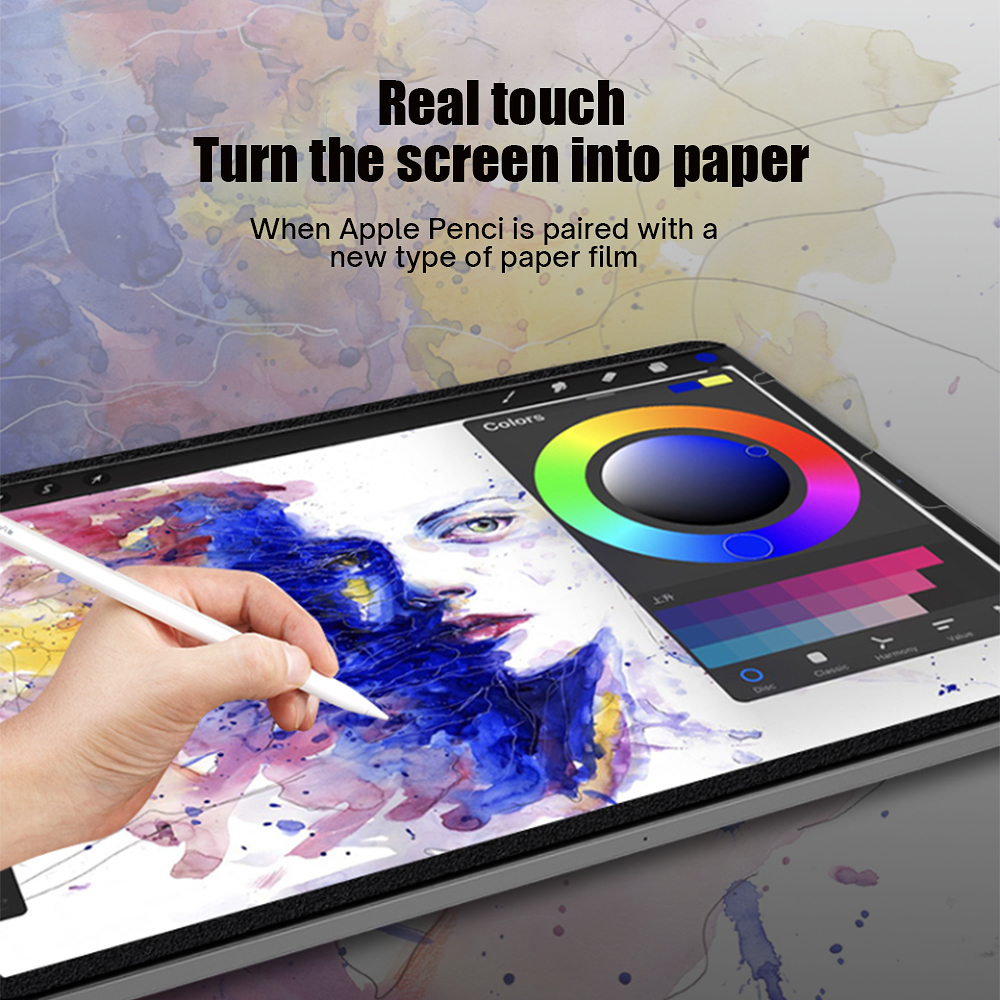 Magnetic Paper Like Screen Film Removable Reusable Matte Paper-Feel for ...