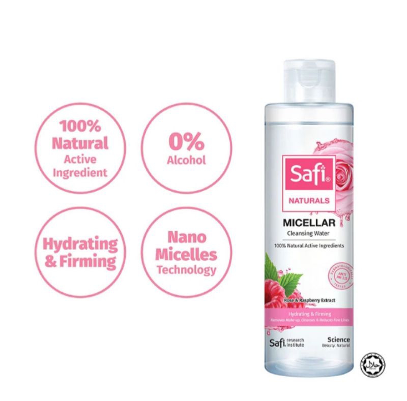 Safi Naturals Series : Micellar Water | Facial Cleanser | Moisturizer ...
