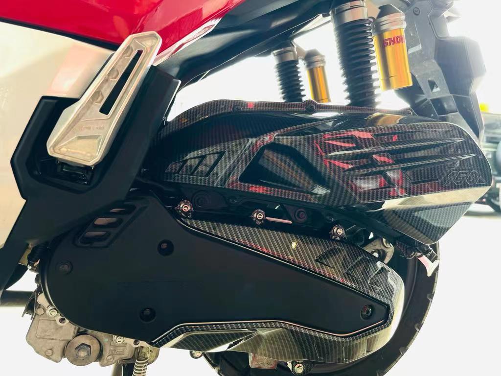 HONDA PCX160 & ADV 160 ADV CVT ENGINE COVER TRANSPARENT SMOKE CLEAR ...