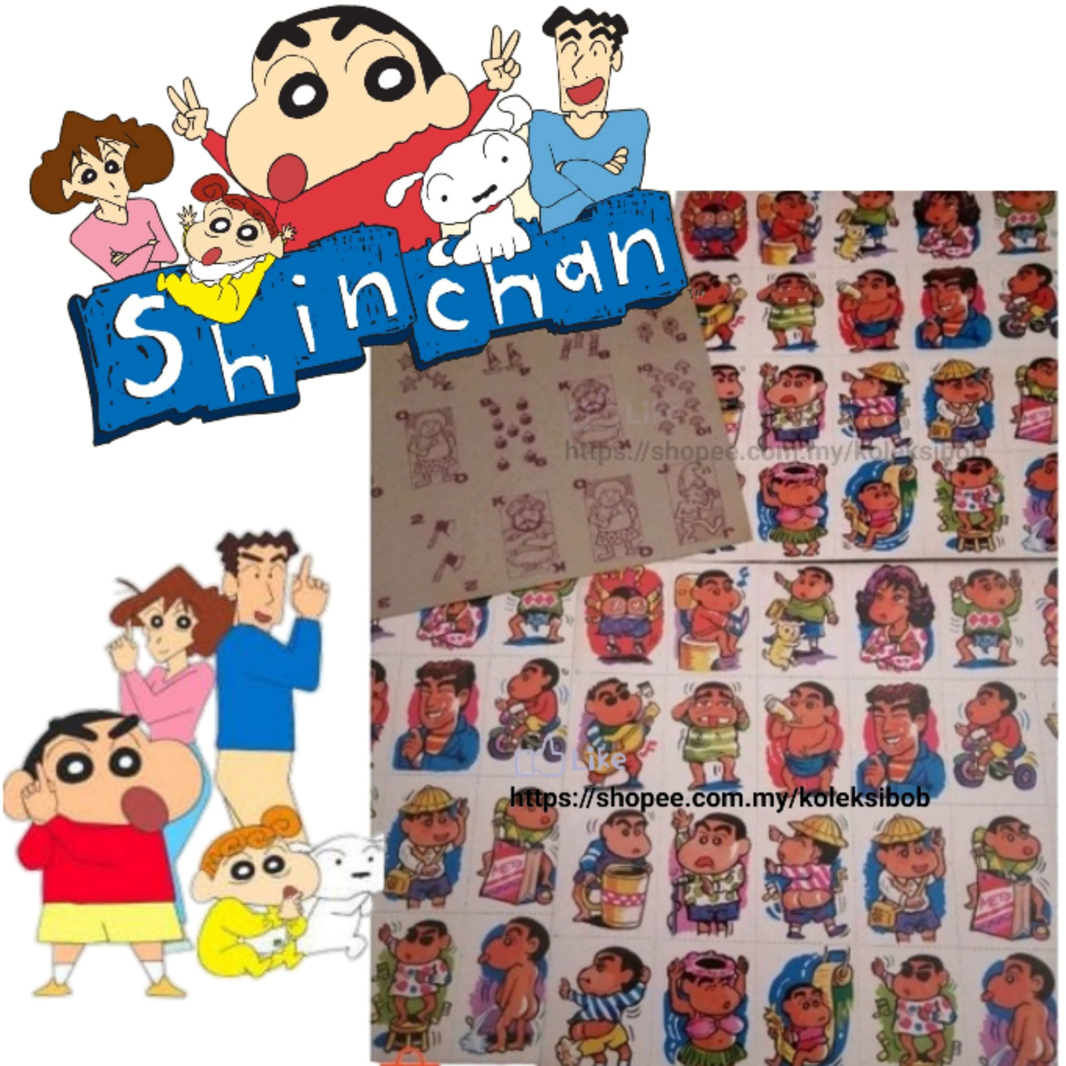 Kad Tepuk Crayon Sin Chan Vintage Card | Shopee Malaysia