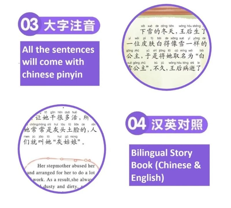 20 books Bilingual Mandarin and English Storybook with PinYin ...