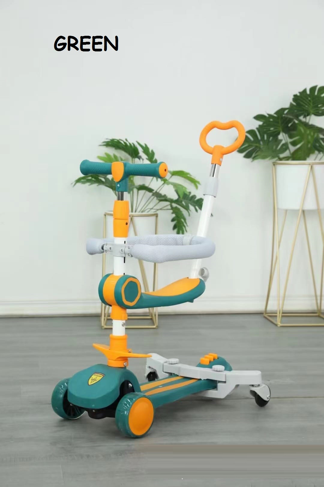 Skuter Budak Kids Scooter Scooter for Kids Foldable and Adjustable Kids ...