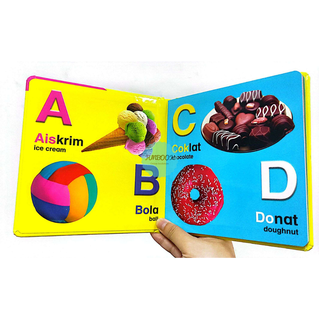 [FUNBOOK] Gembira Belajar Abjad, Nombor, Binatang, Jawi, 100 Perkataan ...