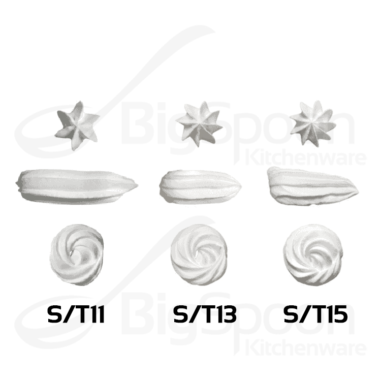 BAKECRAFT Specialty Icing Piping Nozzle | Stainless Steel Churros ...