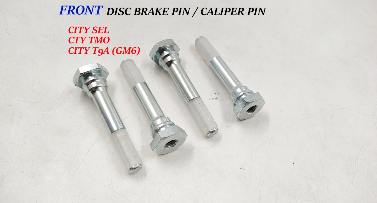 FRONT DISC BRAKE PIN CALIPER PIN WITH RUBBER HONDA CITY TMO CITY SEL ...