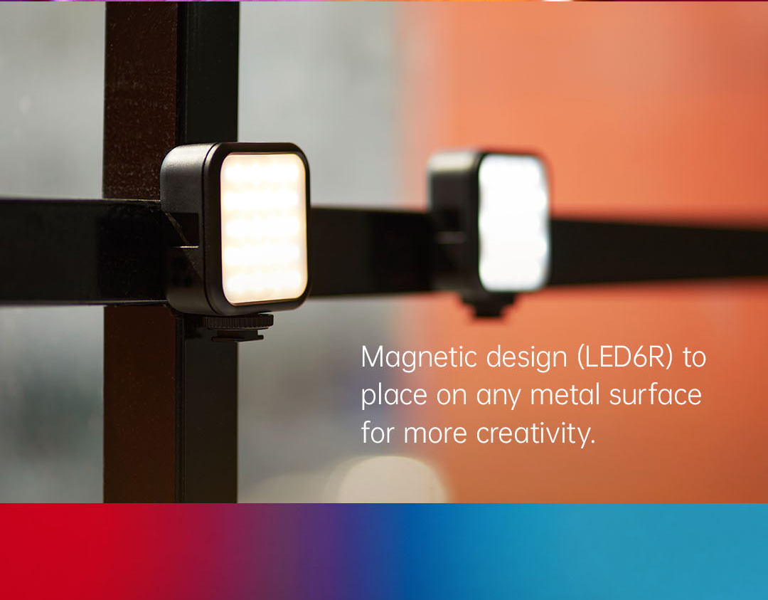 Godox Litemons LED6R RGB Pocket-Size LED Magnetic Video Light (RGB ...