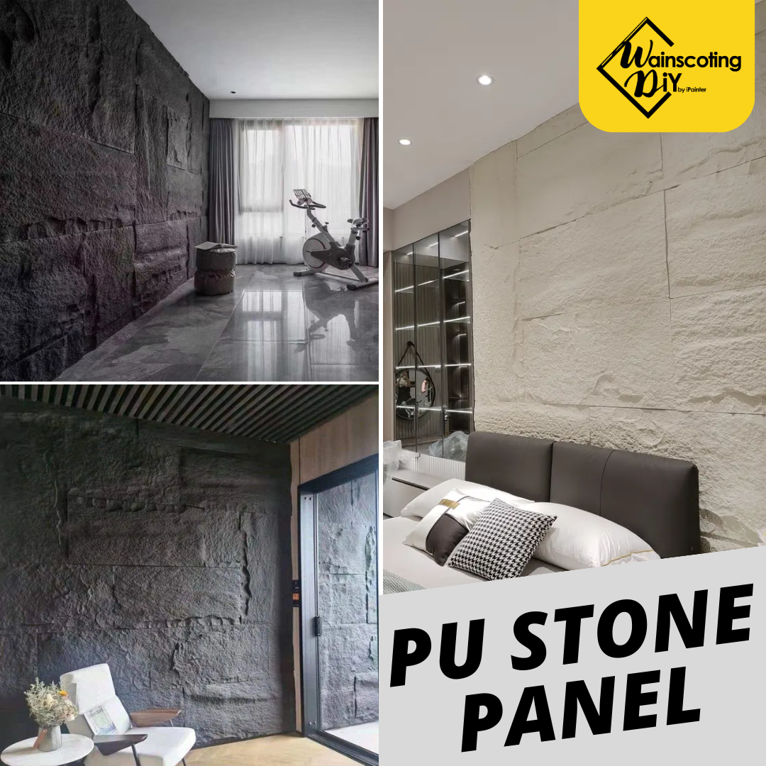 PU Stone Panels Feature Wall Outdoor Friendly Lightweight fluted panel ...