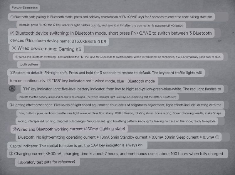 Cxtech C61 Dual mode RGB 61Key Barbone Hotswapable Mechanical keyboard ...