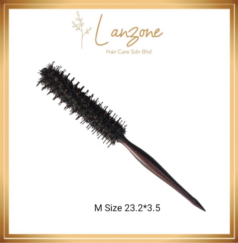 Wooden Rolling Comb Rossan Brush 420 Hair Comb Anti-Static Round Comb ...