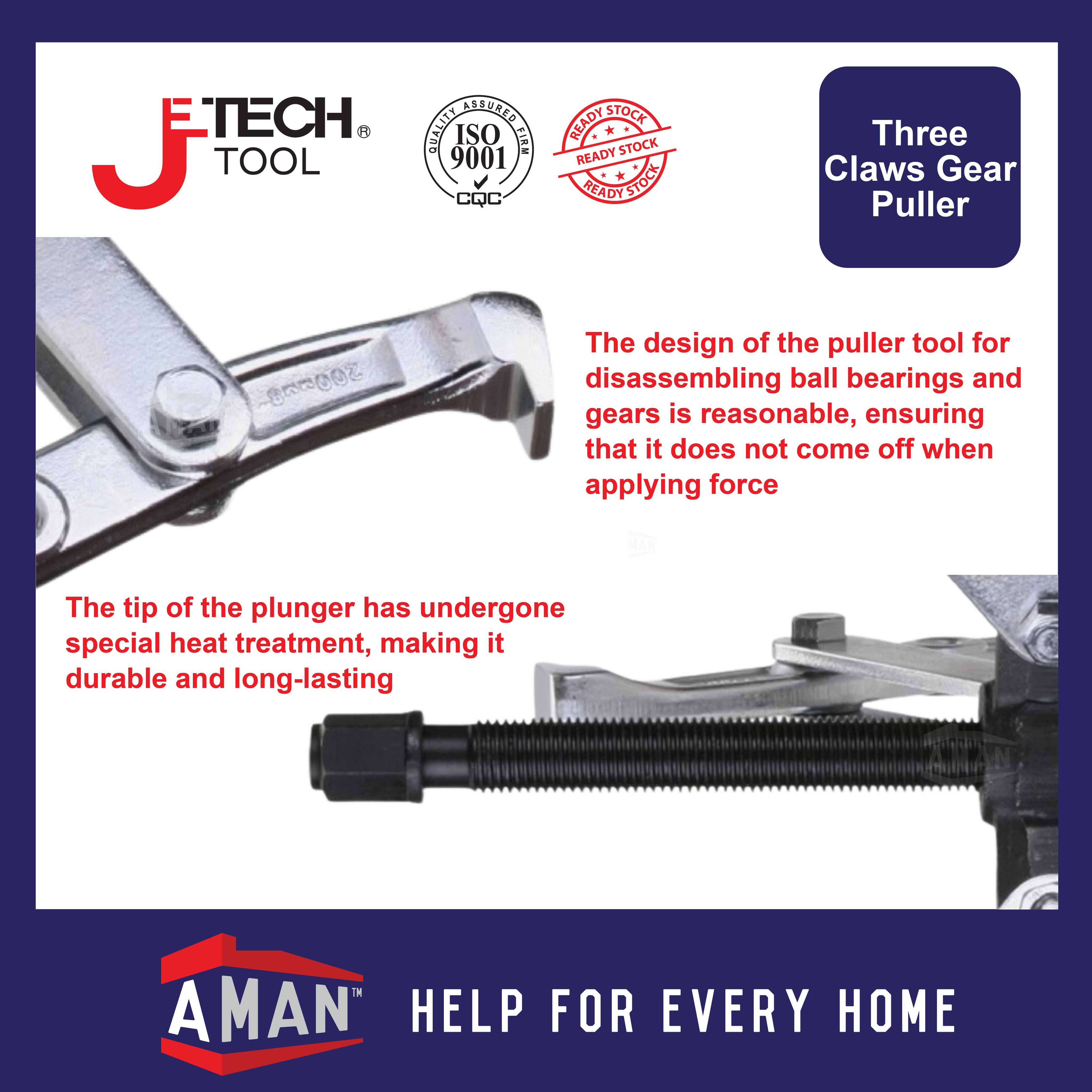JETECH 6" 3 Jaws Puller And Gear Puller Three Claws Three Jaw Puller ...