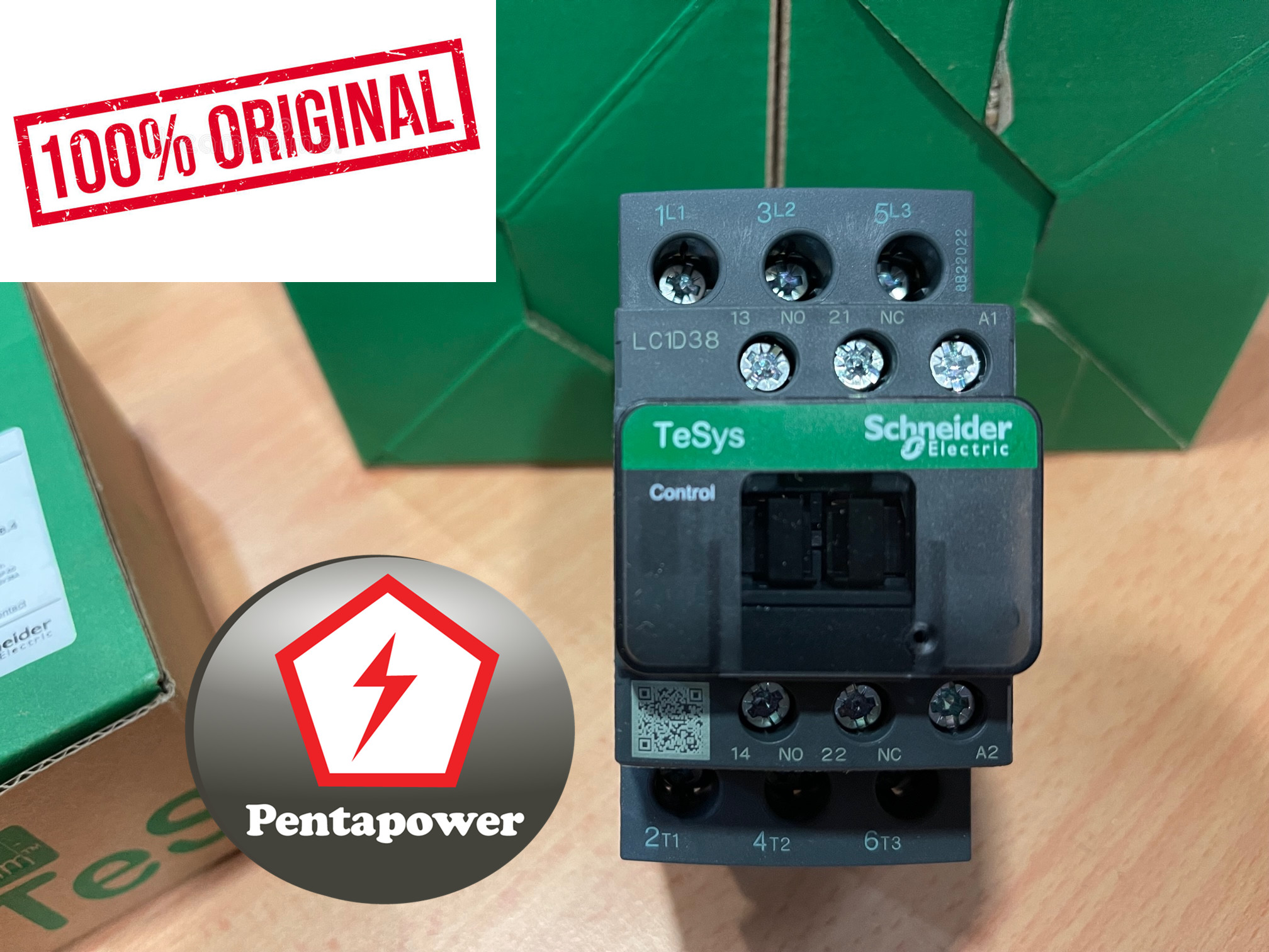 SCHNEIDER LC1D38 CONTACTOR 38AMP 3POLE (AC) LC1D38B7 LC1D38E7 LC1D38F7 ...