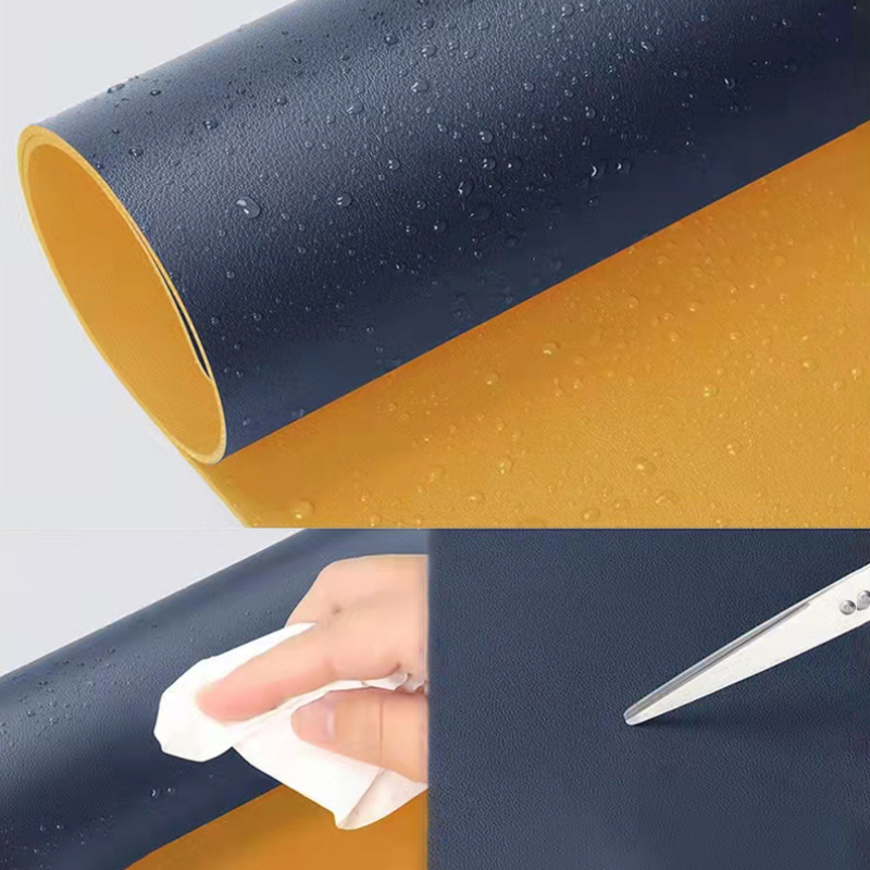 Double Sided PU Leather Mousepad Keyboard Mat Waterproof Thick Non-Slip ...