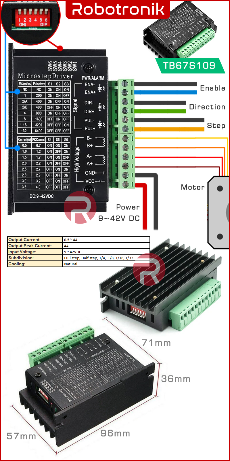 Stepper Motor Driver - DM 542 556 860H TB67S109 TB 6560 6600 | Shopee Malaysia