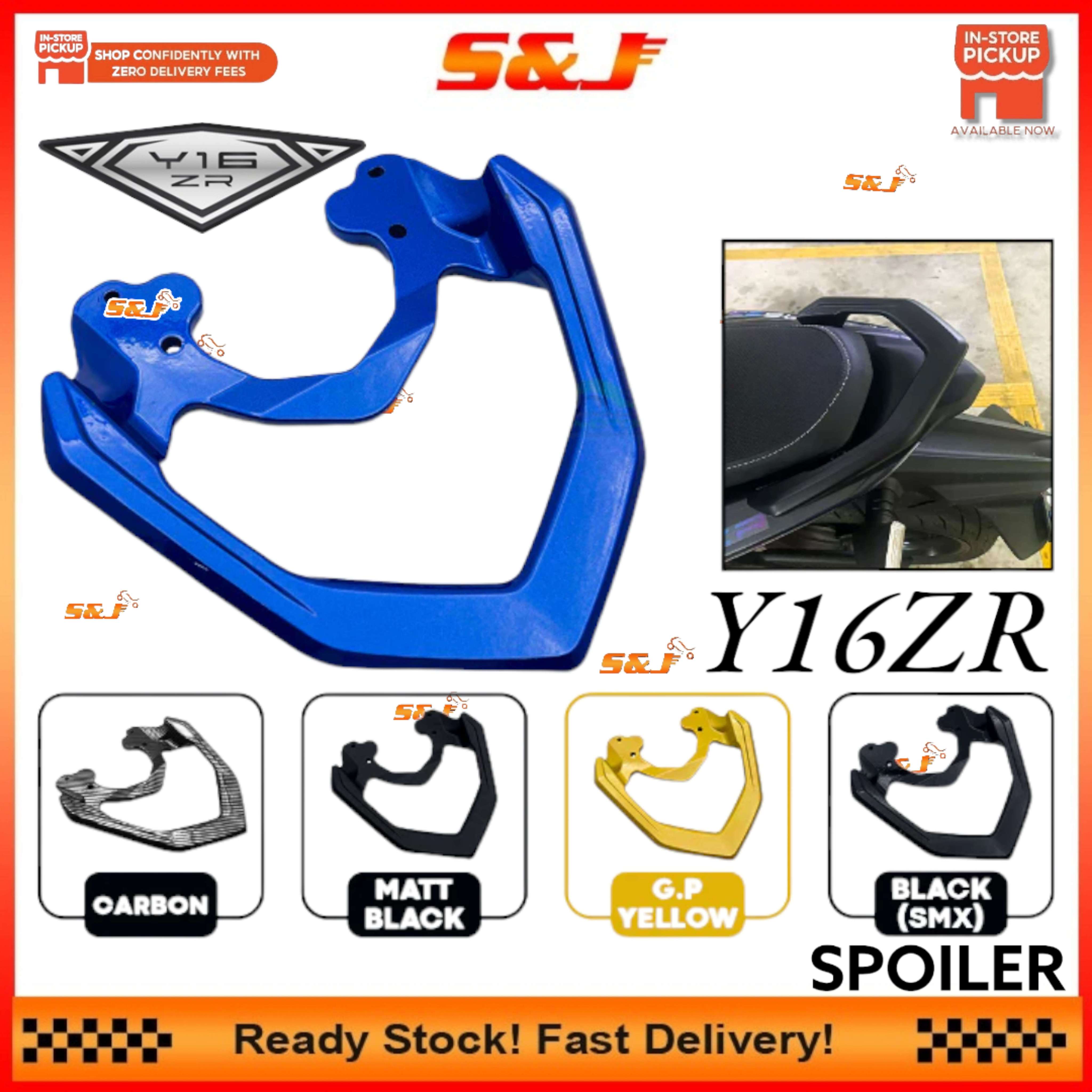 YAMAHA Y16 Y16ZR SPOILER BAR L BAR SEAT BAR Y16 Y16ZR BLACK GOLD BLUE ...