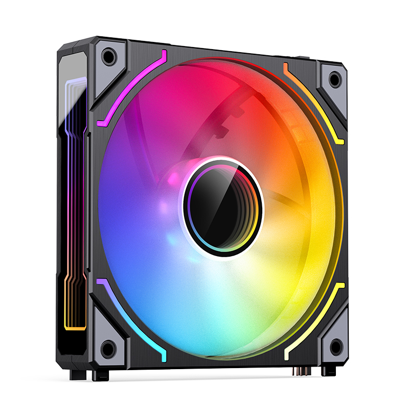 Jonsbo ZH-120 3 Pin ARGB PWM 12cm Reverse Fan / Building Block Fan ...