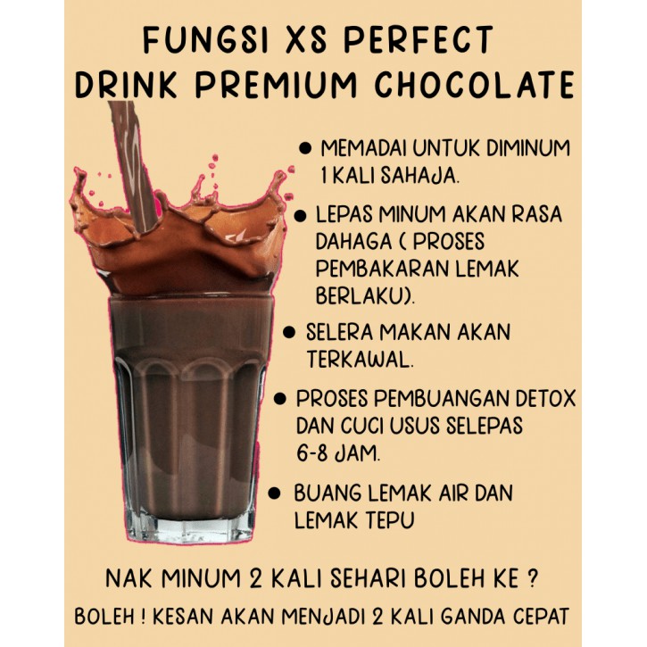 XS PERFECT PREMIUM CHOCOLATE / HAZELNUT LATTE/ CARAMEL CAPPUCINO 20GRAM ...
