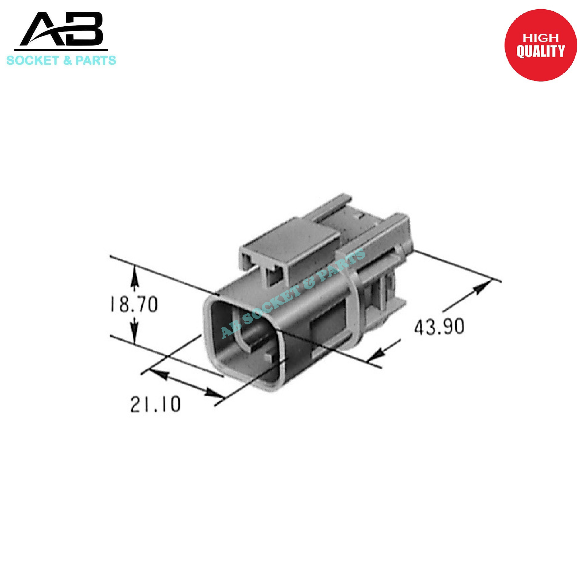 4 Pin Nissan Sentra B14 Serena C24 Cooling Fan Motor Socket Connector ...