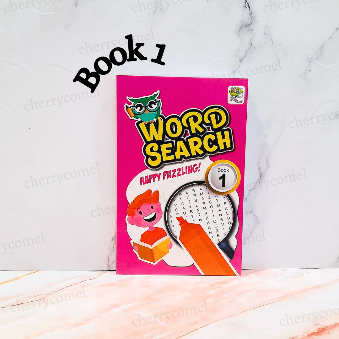 Word Search Book with Answers Pocket Word Search Small Book Cari Kata ...