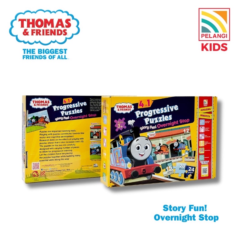 [MBO] Thomas & Friends Progressive Puzzle | Shopee Malaysia
