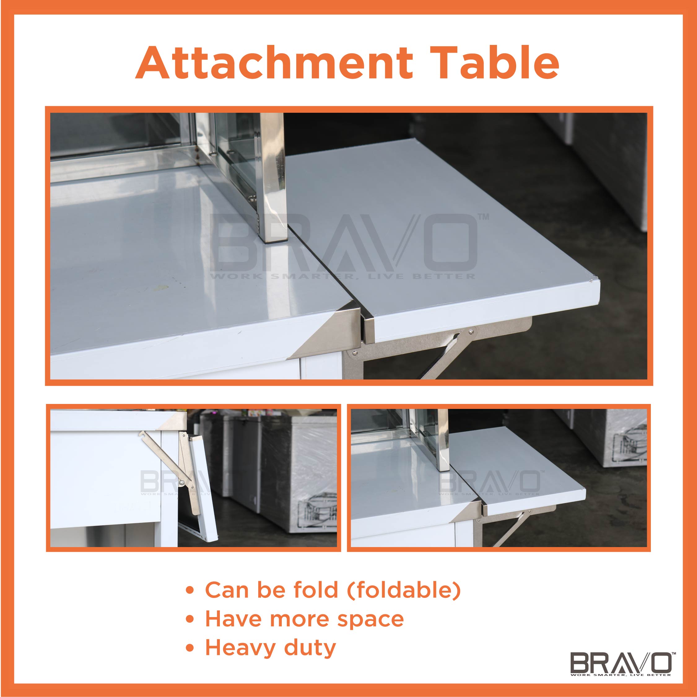 Bravo 2 in 1 Stainless Steel Mee Stall Chicken Stall Prawn Mee Stall ...
