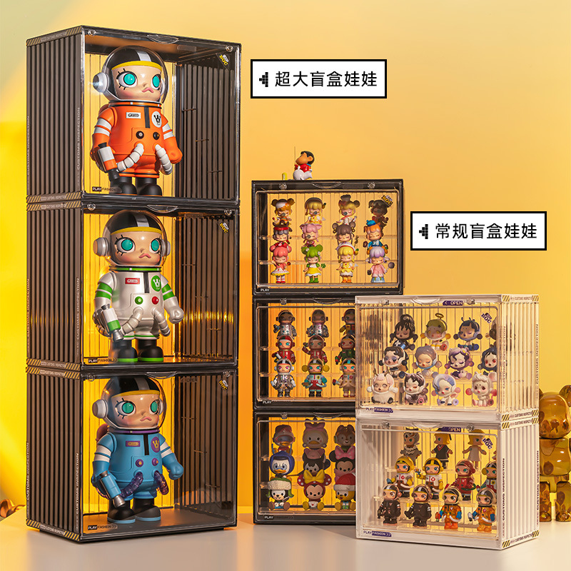 Bubble Mart Blind Box With Lights Display Box Lego Doll Toys Display ...