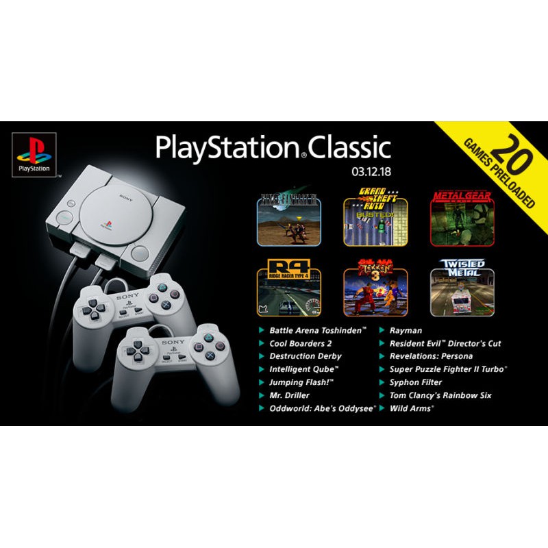 Playstation One Classic - With OEM Box (Sony Refurbished Set ...