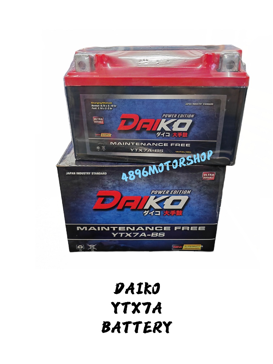 STARPOLO YTX7A SYM VF3i185 VF3I BATERI KERING BATTERY KARISMA JET POWER ...