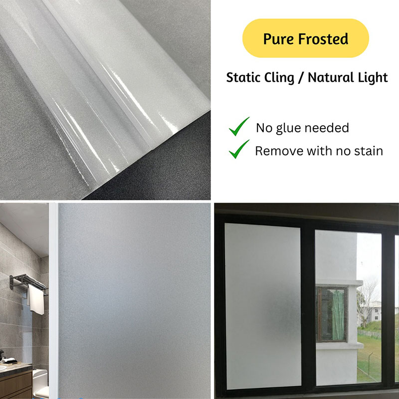 Privacy Window Film Frosted Window Tinted Film Privacy Anti UV Frosted ...