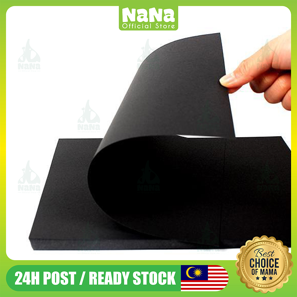 NANA A4 Color Paper Extra Thickness Milky White Black Kraft Brown ...