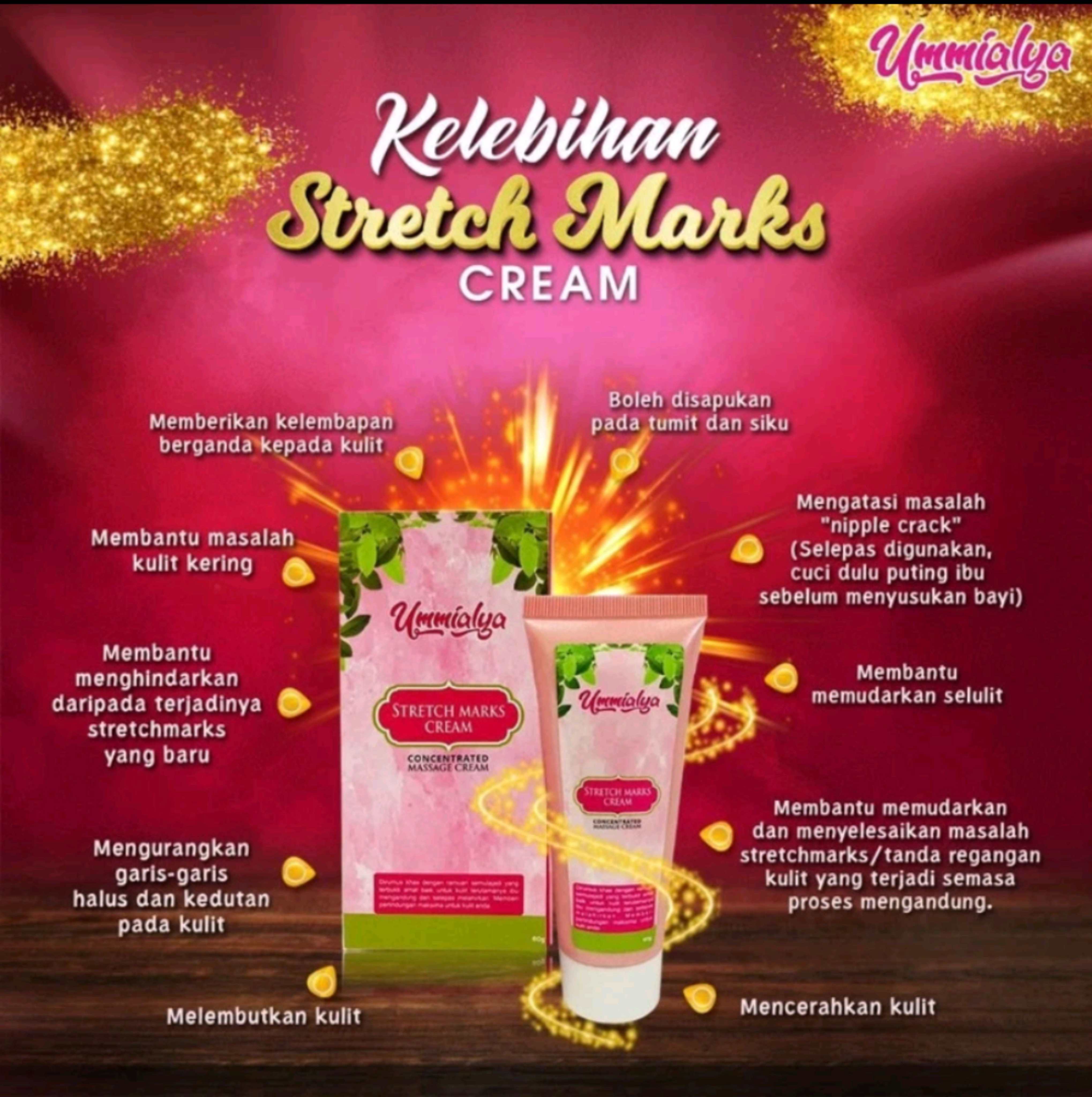 UMMIALYA STRECTMARKS CREAM STRECH MARKS WHITENING SCRUB | STRETCH MARKS ...