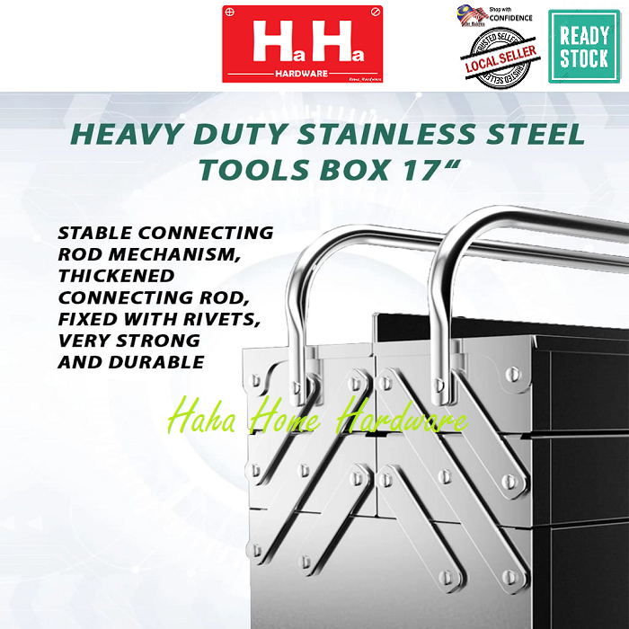 Stainless Steel Cantilever Tools Box Heavy Duty 2 & 3 Layer Tool Box ...
