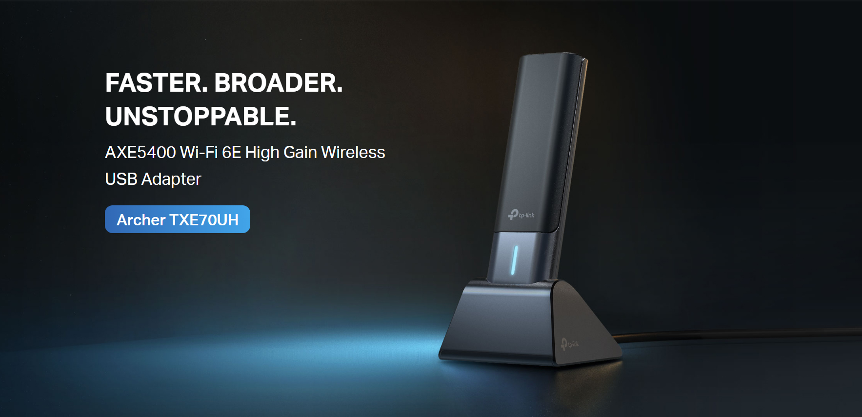 TP-link Archer TXE70UH AXE5400 Wi-Fi 6E High Gain Wireless USB Adapter ...