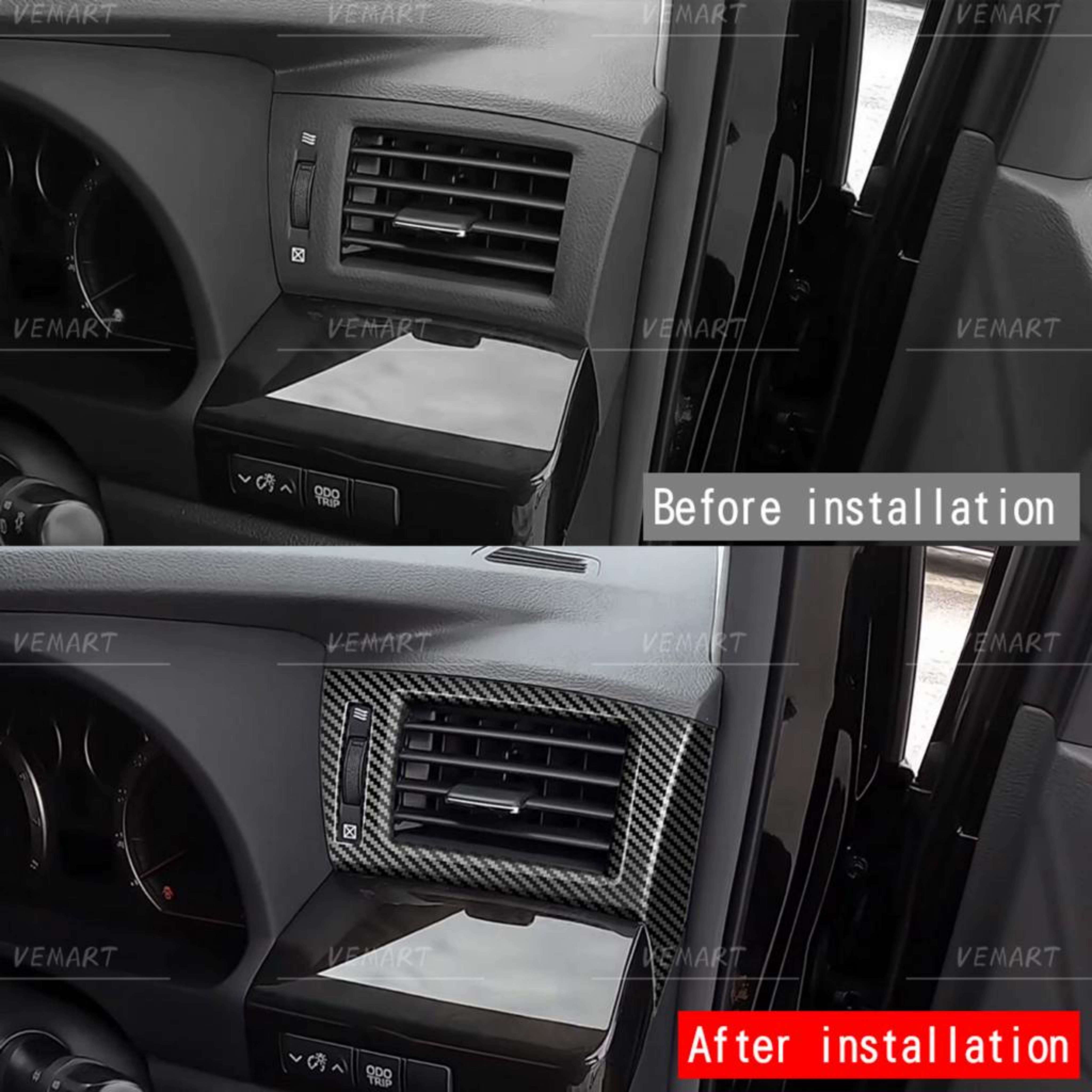 dac toyota alphard vellfire anh20 2008-2014 carbon fiber air outlet ...