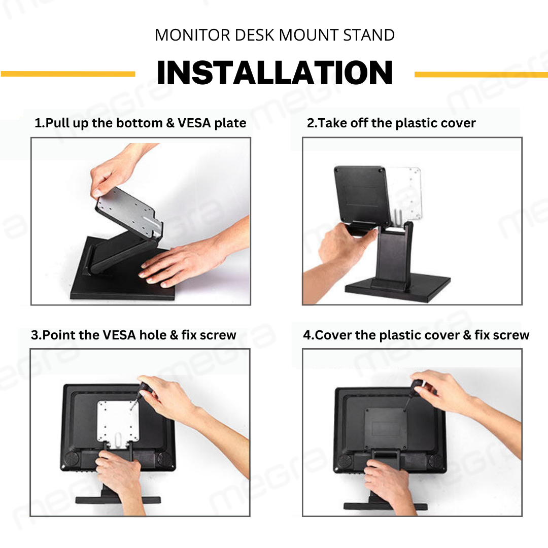 Monitor Stand Foldable Table Top TV Stand Monitor Universal Stand ...