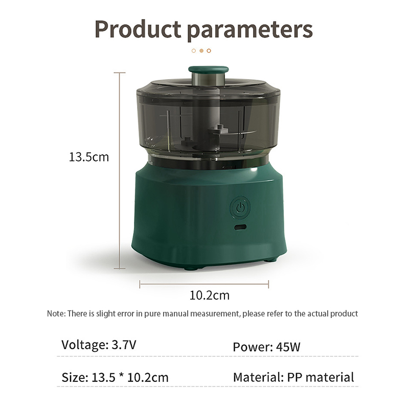 New Multifunctional Food Processor Cordless Meat Blender Electric ...